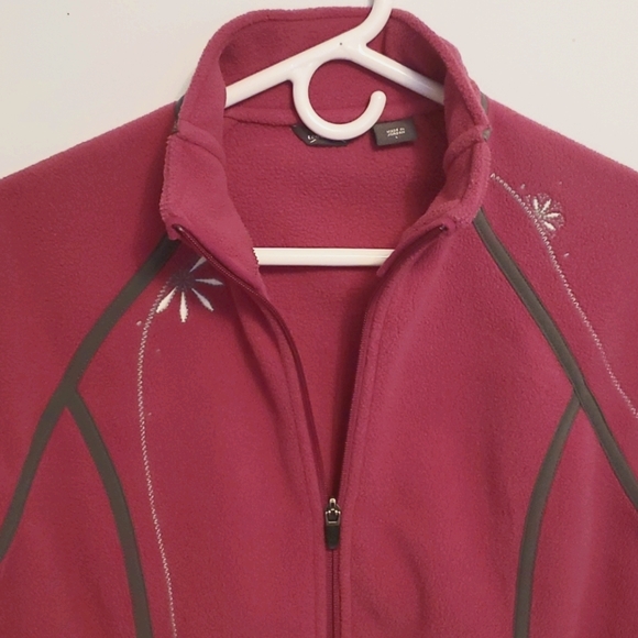 Eddie Bauer | Jackets & Coats | Eddie Bauer Fleece Embroidered Jacket ...